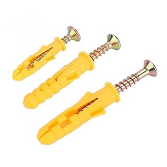 screw M6 M8 M10 Plastic Expansion Wall Plugs + Self-tapping Self ...