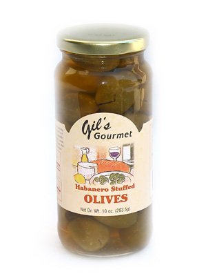 Amazon.com: Colossal Olives, Gil's Gourmet, Habanero Hand Stuffed, 10oz ...