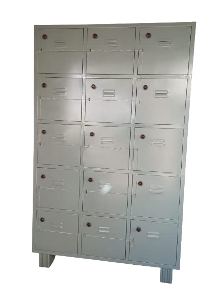 15 Door Industrial Locker Storage Cabinet with Staple Locking | for ...