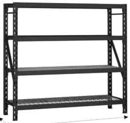 RACK INDUSTRIAL DE ACERO 4 NIVELES : Amazon.com.mx: Herramientas y ...