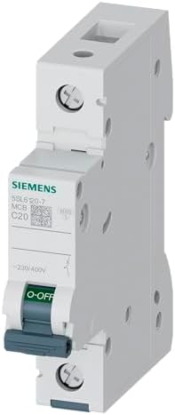 Siemens 5SL62017RC Miniature Circuit Breaker (MCB) - 2 Pole C Curve ...