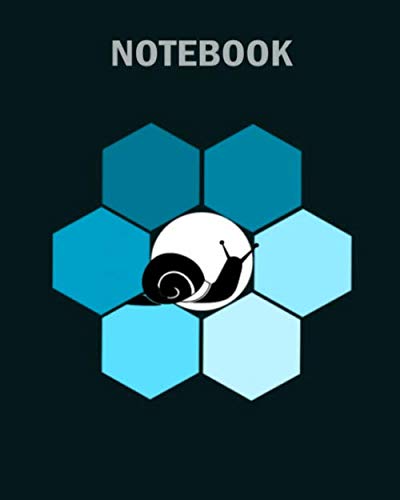 Amazon.co.jp: Notebook: snail animal - 50 sheets, 100 pages - 8 x 10 ...