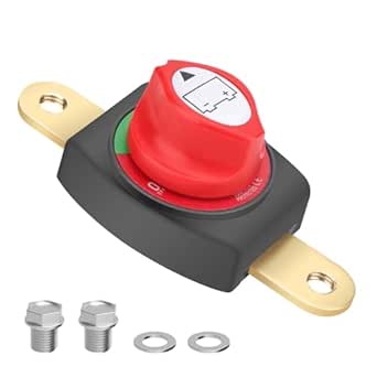 Linkstyle Battery Disconnect Switch, On/Off Side Post Battery Switch ...