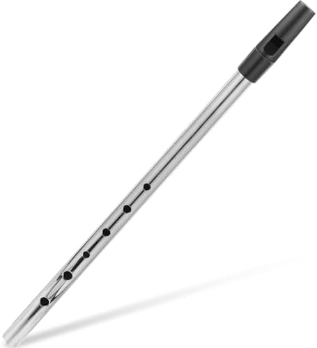 GALPADA C Key Irish Whistle Flute – Lightweight Metal Musical ...
