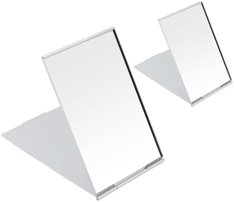 YSFVNP 2 PCS Travel Mirror Folding, Small Mirror, Portable Folding ...