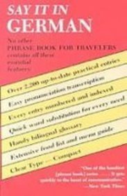 Buy Say It in German Book Online at Low Prices in India | Say It in ...