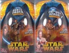 Star Wars Anakin Skywalker & Obi-Wan Kenobi Mustafar Lava Reflection ...