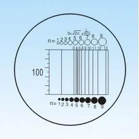 microscope slides, Diameter 19mm Microscope Slides Reticle Calibrating ...