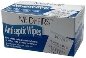 Amazon.com : Antiseptic First Aid Wipes 20/Box : Individual Antiseptic ...