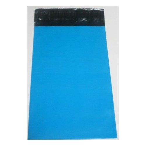 TheShippingGuru Color Mailers 100 14. 5x19 Caribbean Blue Colored Poly ...