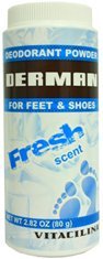 Amazon.com : Derman Deodorant Powder Fresh Scent 2.82 Oz ...