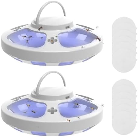 ZOYDP 2 Pack Flea Traps for Home, Flea Trap, Odorless, Non-Toxic ...