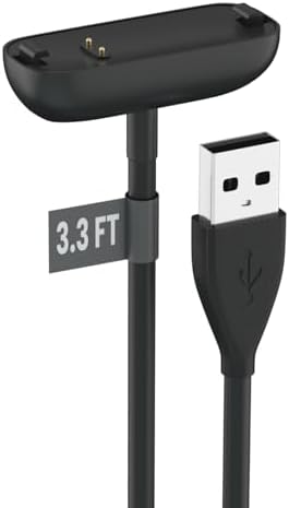 Amazon.com: Sinoacc 3.3Ft Charger for Fitbit Inspire 2 Ace 3 Fast ...