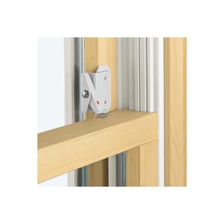 Double-Hung Window Opening Control Device, White Color with Bonus ...
