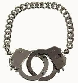 Amazon.com: Handcuff Bracelet - Silver: Link Bracelets: Clothing, Shoes ...