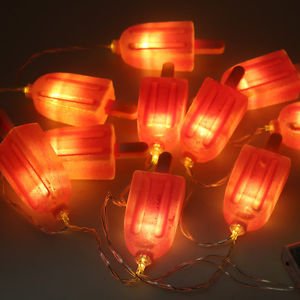 Rose Red Popsicle String 10-LED Lights Wedding Lighting 120cm Warm ...