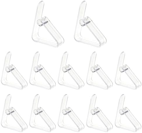 Xumann 12 Pcs Table Cloth Clip, 2 Size Clear Tablecloth Clips for ...