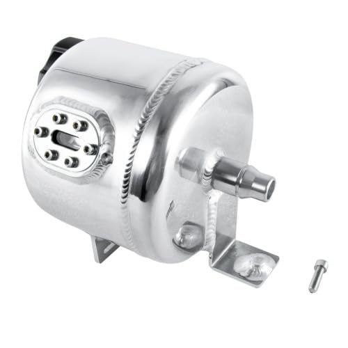 Amazon.com: Cubauto Aluminum Radiator Coolant Header Overflow Tank Fit ...