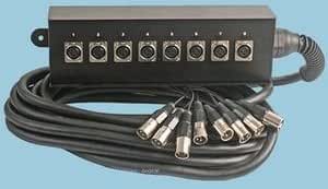 Pulse Multicore Xlr Stagebox 8 Way Snake Loom Stage Box Extension Reel ...