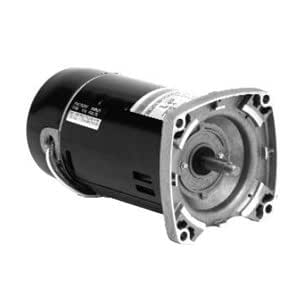 Emerson Replacement Square Flange Motor 1HP Up-Rated Single-Speed ...