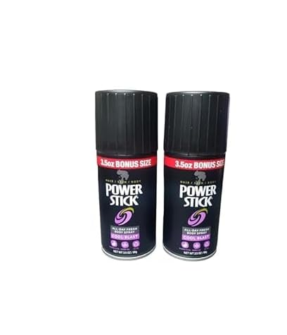 Amazon.com : Power Stick COOL BLAST Deodorant Body Spray for Men, 3.5 ...