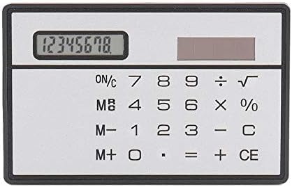 Amazon.com : 8 Digit Silver and Black Ultra Thin Solar Power Calculator ...