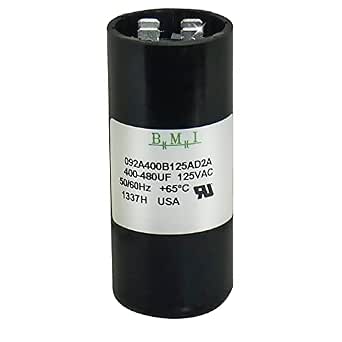 400-480 UF x 125VAC Compatible Replacement for BMI Motor Start ...