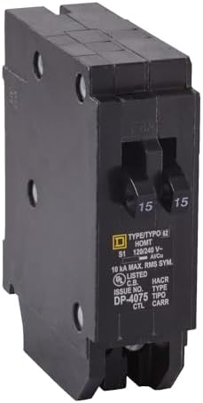 EATON CORPORATION Eaton Br1515 Single Pole Tandem Circuit Breaker, 120V ...