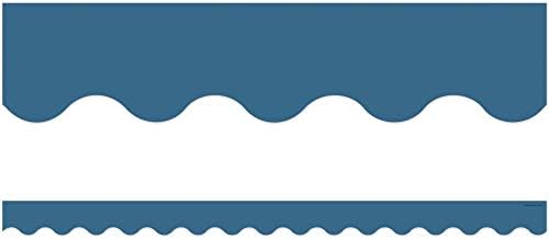 Amazon.com: Teacher Created Resources Navy Scalloped Border Trim (5861 ...