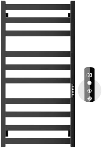 Amazon.com: Heat Rails Towel Warmer Drying Rack with Timer, Brushed ...