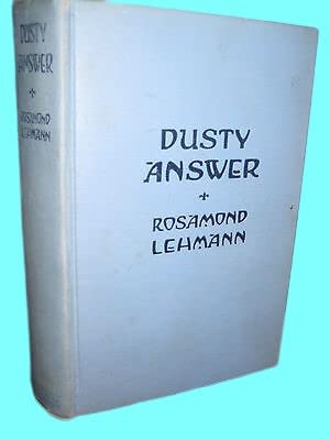 Rare Antique Dusty Answer Rosamond Lehmann Novel 1st Edition First ...