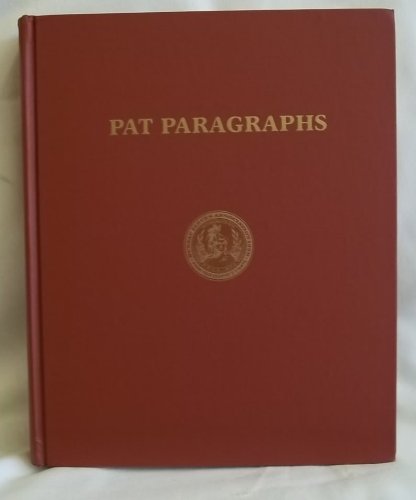 Pat paragraphs: Perry, Elliott: 9780930412050: Amazon.com: Books