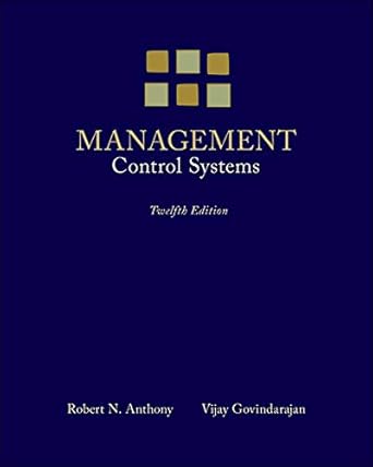 Buy Management Control Systems Book Online at Low Prices in India ...