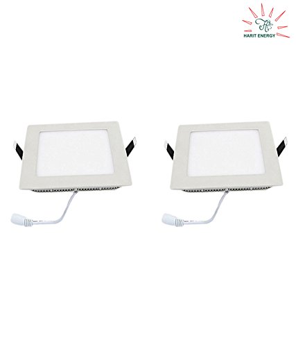 Buy 18W LED d Panel Light with adopter, Pack of 2 Lights, Square ...