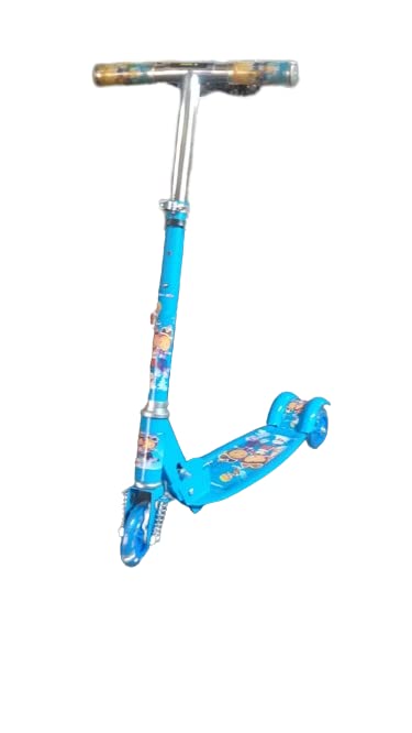 Kids Ride On Leg Push Scooter 3 Wheel Foldable Scooter Cycle with ...