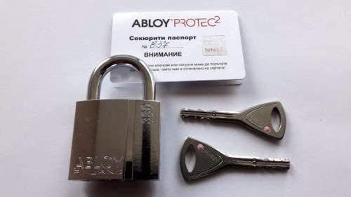 Abloy Protec2 PL 330/25mm Shackle Brass High Security Padlock - Amazon.com