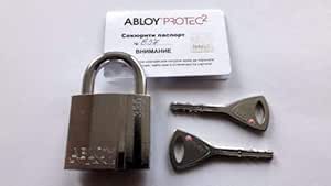 Abloy Protec2 PL 330/25mm Shackle Brass High Security Padlock - Amazon.com
