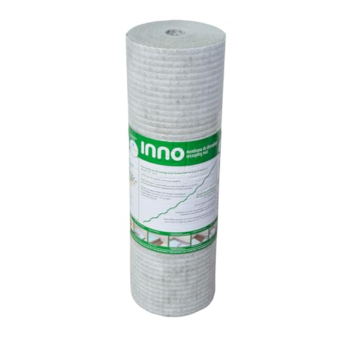 InnoMat Uncoupling Waterproofing Membrane 108 Sq Ft Roll, Polyethylene ...