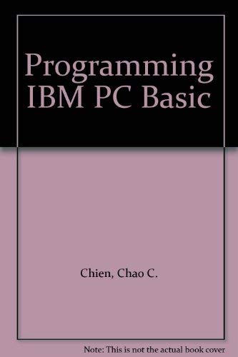 Programming IBM PC Basic: 9780023223921: Computer Science Books ...