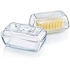 Amazon.com | Arc International Luminarc Cow Butter Dish, 6-1/2-Inch by ...