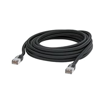Amazon.com: UBIQUITI Patch Cable Outdoor 8M Black, all-weather, RJ45 ...