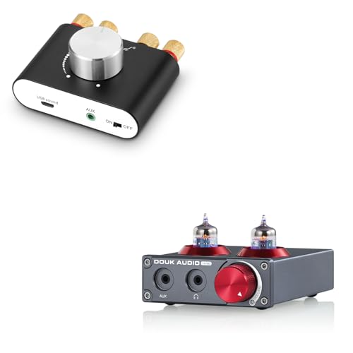 Nobsound NS-01G PRO 100W Bluetooth Mini Amplifier and Douk Audio T4 PRO ...