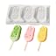 1 Pack Cute Triangle Shape Popsicle Molds Silicone Ice Pop Molds 4 ...