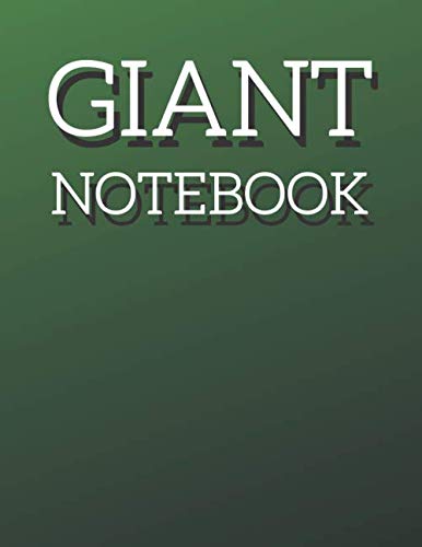 Amazon.com: GIANT NOTEBOOK: Extra Large Notebook 8.5 x 11 ,590(Lined ...