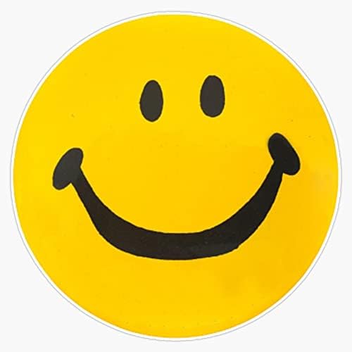 Amazon.com - Vintage Smiley Face Sticker Vinyl Waterproof Sticker Decal ...