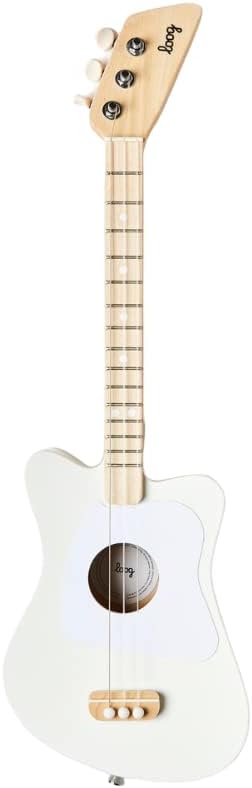 Amazon.com: Loog 3 String Acoustic Kids Guitar for Beginners, App ...
