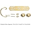 2 Sets Chinese Style Cabinet Door Handles and Pulls, Antique Door Pull ...