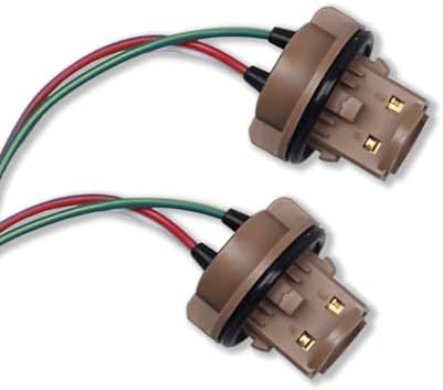 Amazon.com: Ajxn 2 PCS Car 7443 Brake Light Bulb Socket Connector ...