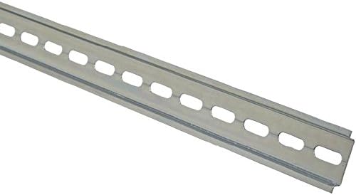 DIN Rail, Slotted Top Hat, 35mm, 2M, Slotted Top Hat DIN Rail, for Use ...