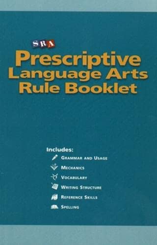 Amazon | Prescriptive English, Language Arts Rule Booklet (INDIVIDUAL ...